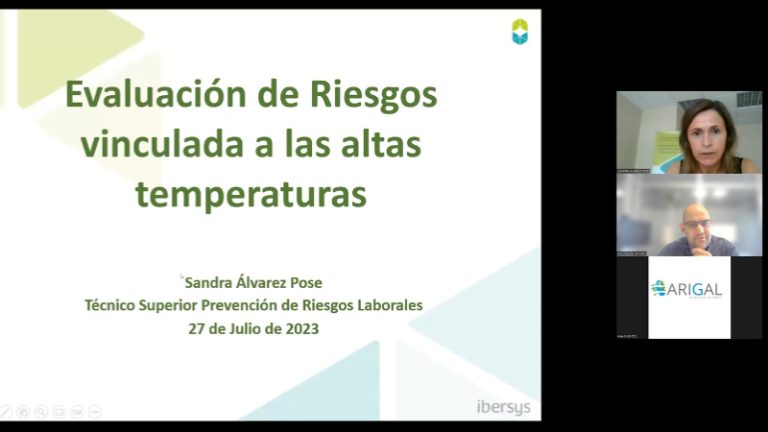 Arigal celebró el webinar ‘Prevención de riesgos laborales en episodios ...